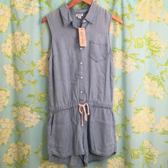 Splendid | Pants & Jumpsuits | Splendid Indigo Dye Romper Suggested ...